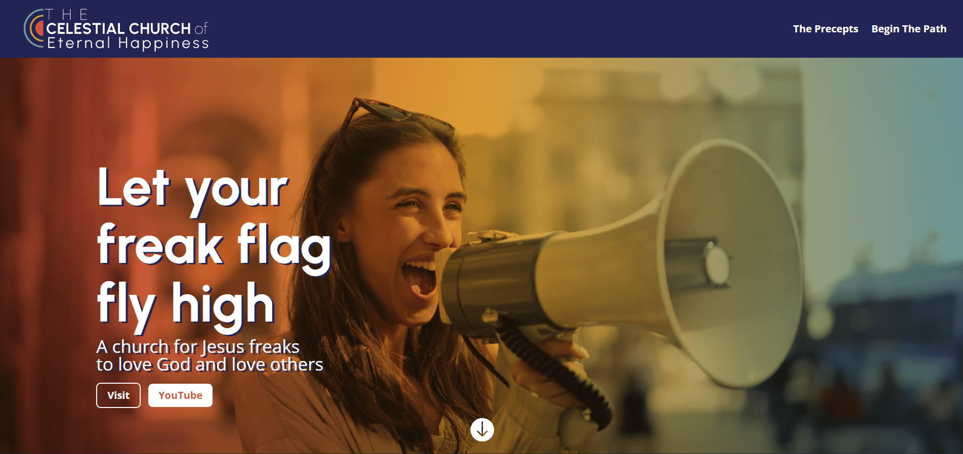 Creating great headers for church websites that bring in visitors